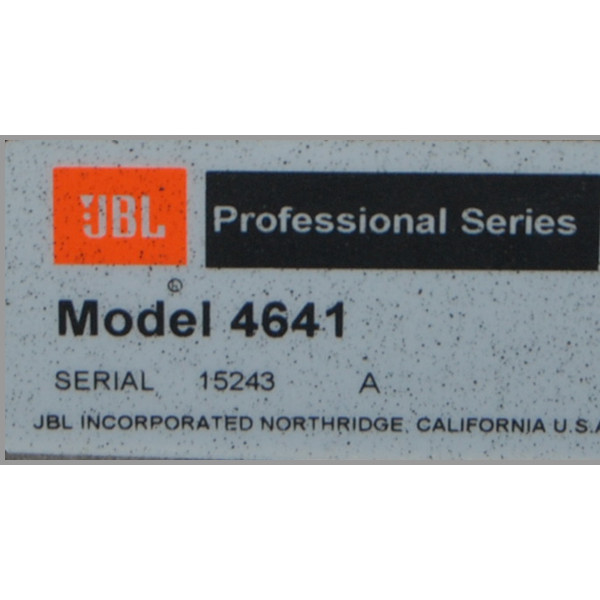 JBL 4641 18인치 스피커